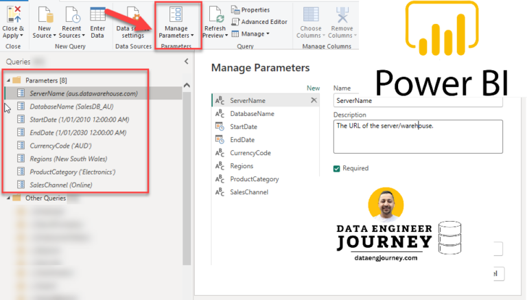 Top Parameters Frequently Used in Power BI: Practical Examples and Use Cases - Data Engineer Journey